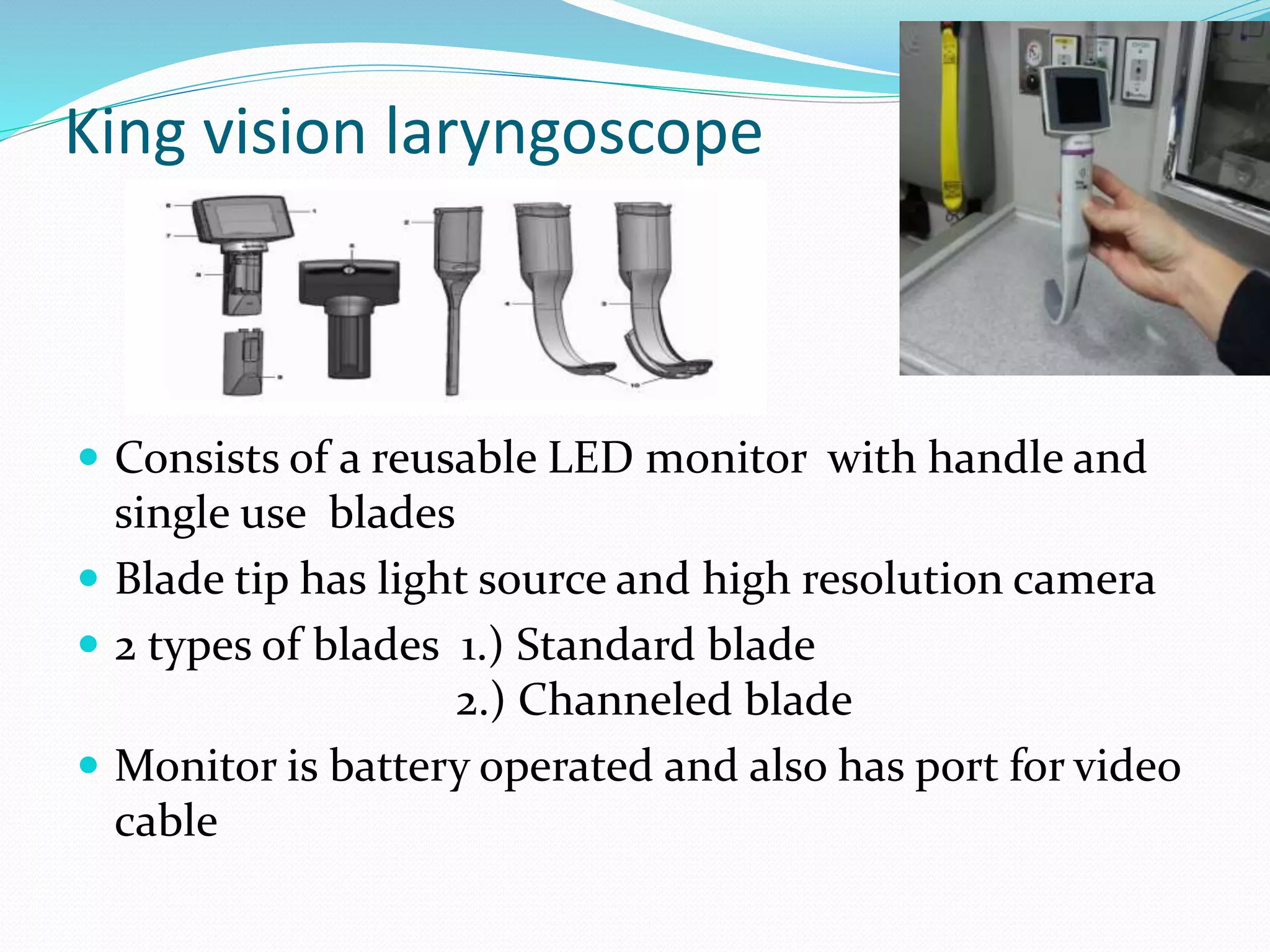 Video & fibreoptic laryngoscope | PPTX