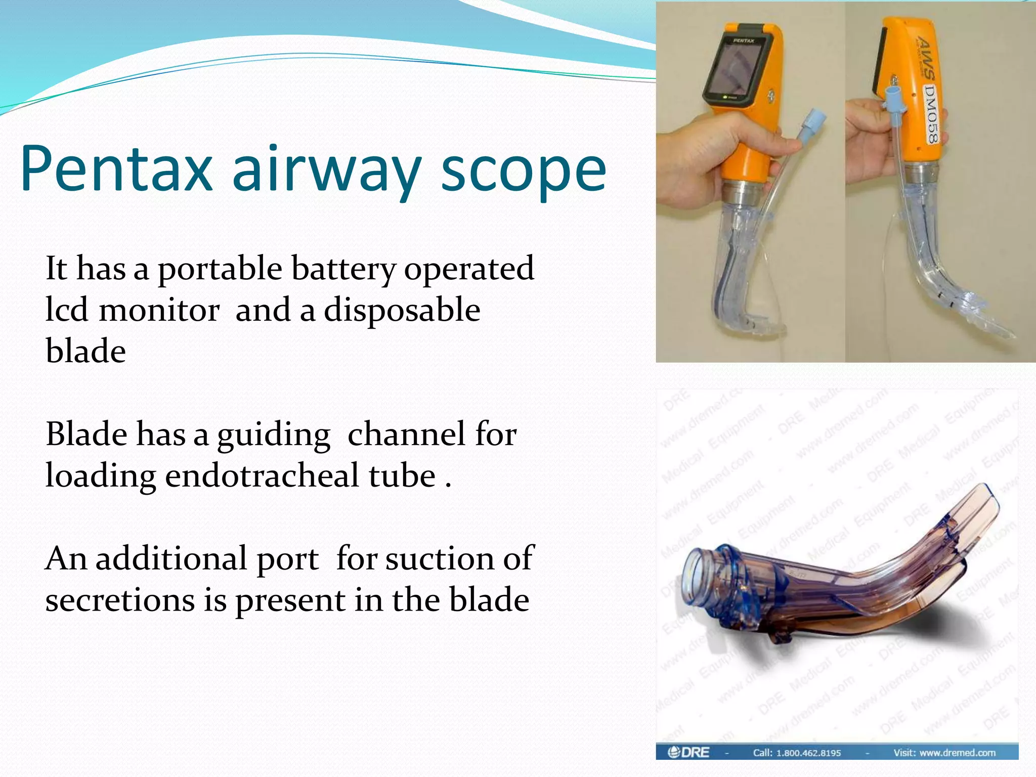 Video & fibreoptic laryngoscope | PPTX