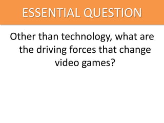 History of Video Games | PPTX