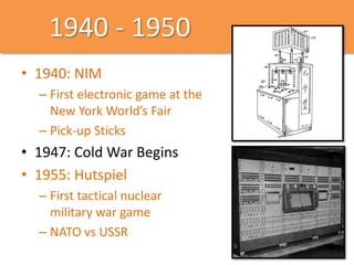 History of Video Games | PPTX