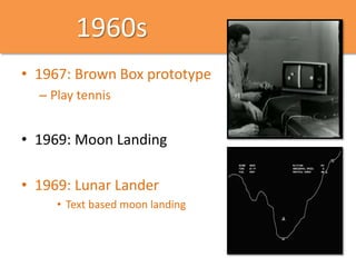 History of Video Games | PPTX