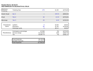 FPS Video game event budget template | PPT