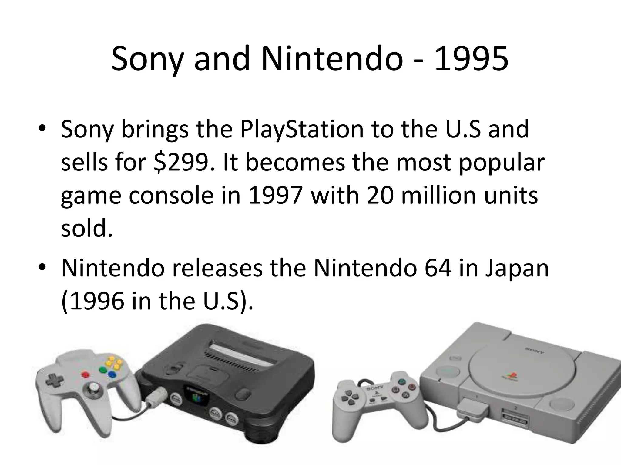 Video Game History Timeline | PPTX