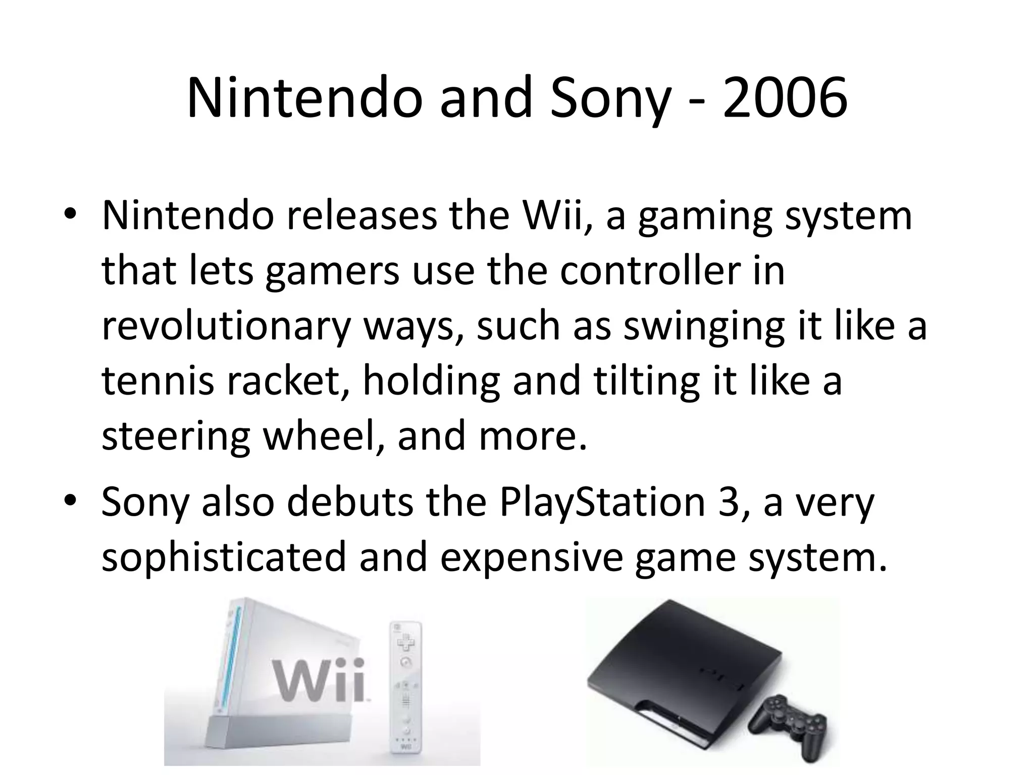 Video Game History Timeline | PPTX
