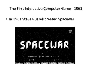 Video Game History Timeline | PPTX