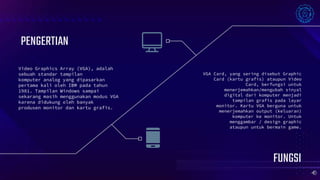 Video Graphic Array | PPT | Free Download