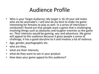 Video game presentation pro forma | PPTX