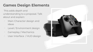 Video game proposal | PPTX | Video Game Genres | Video Gaming