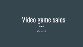 Video Games Sales Analysis | PDF