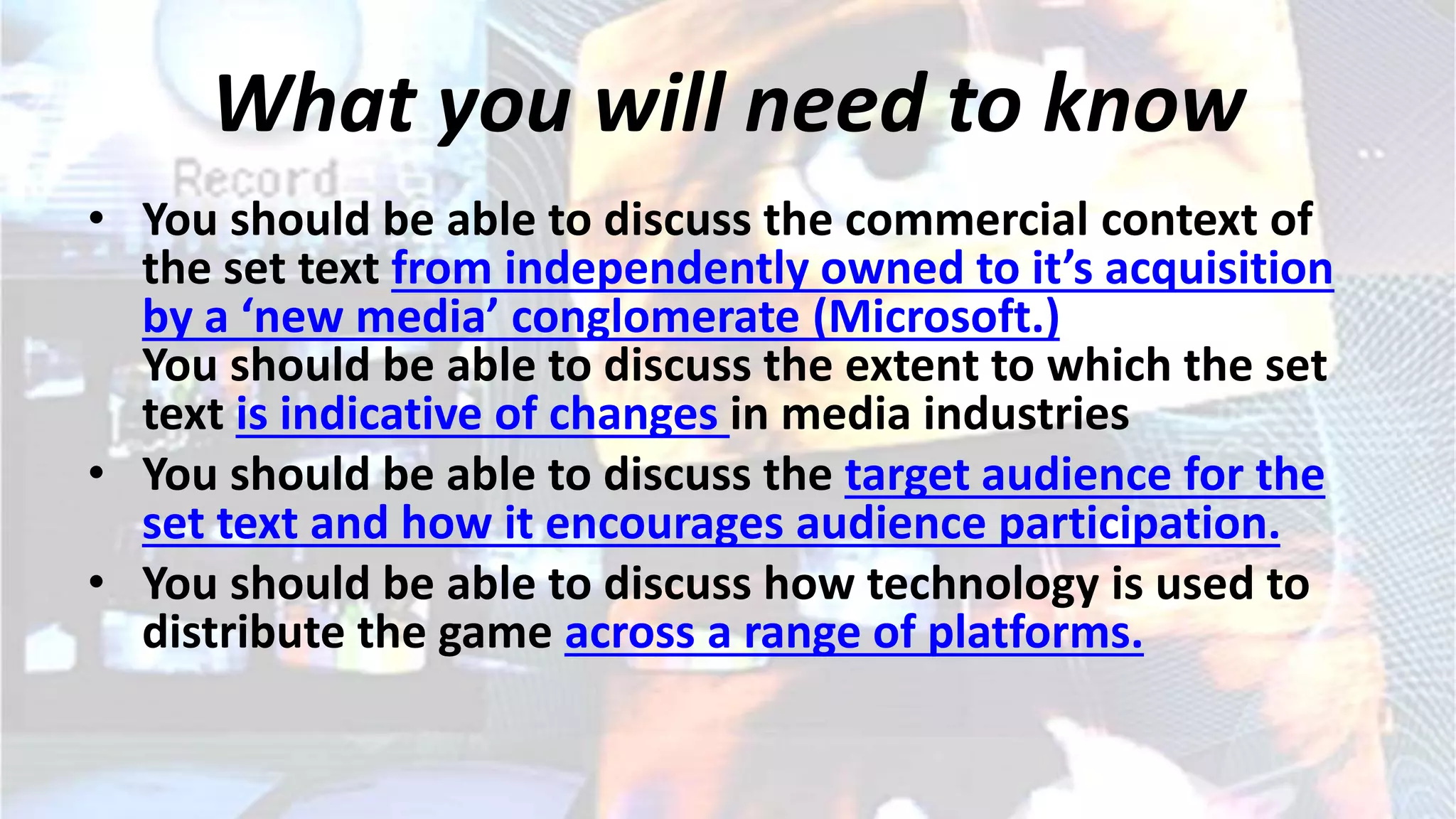 Video games audiences | PPTX