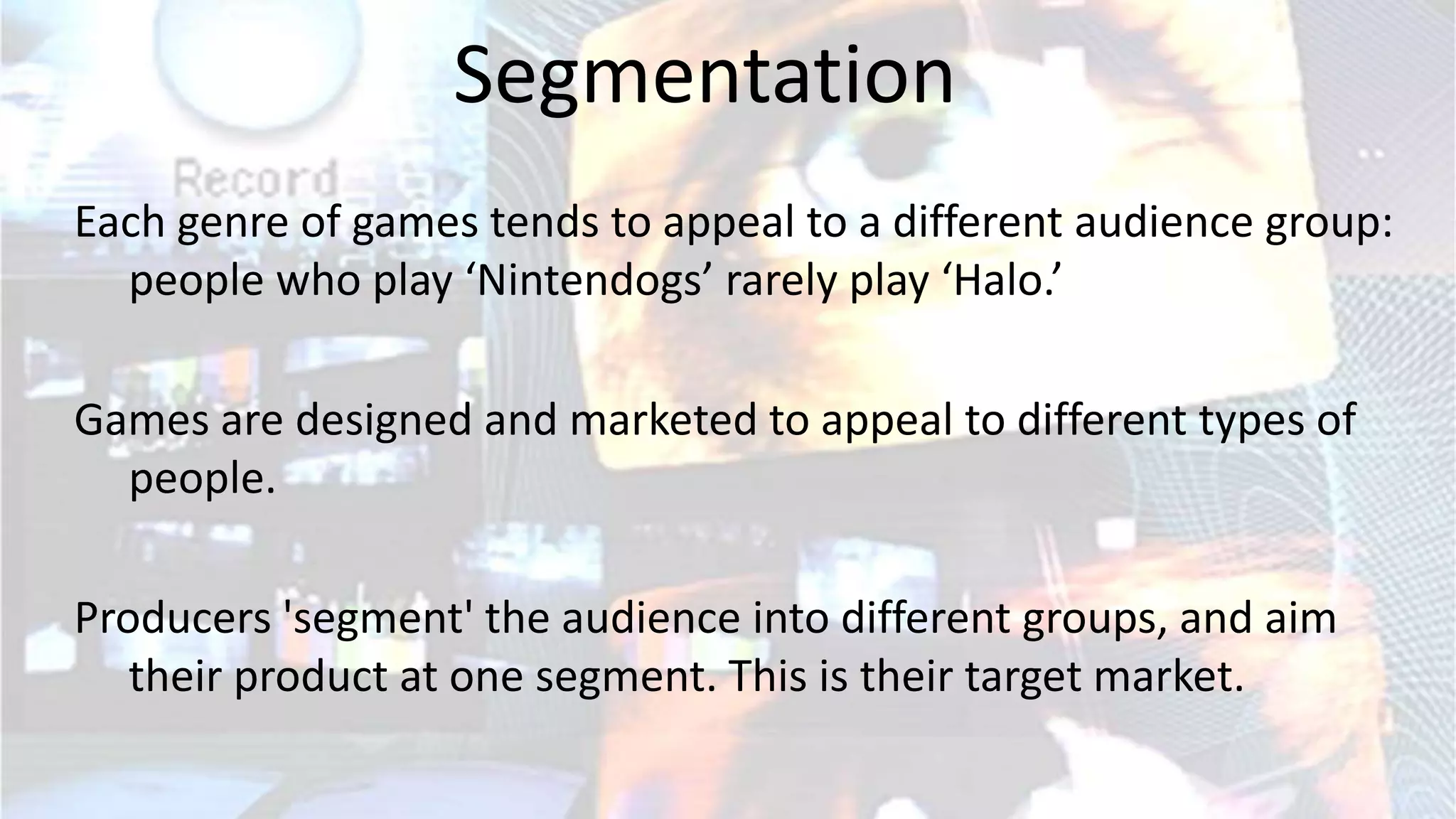 Video games audiences | PPT