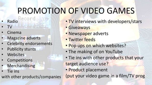 Video games audiences | PPT