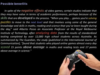 Video games (benefits) By Eddie | PPT