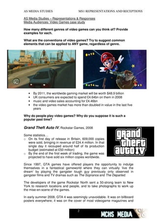 Video games case study | PDF