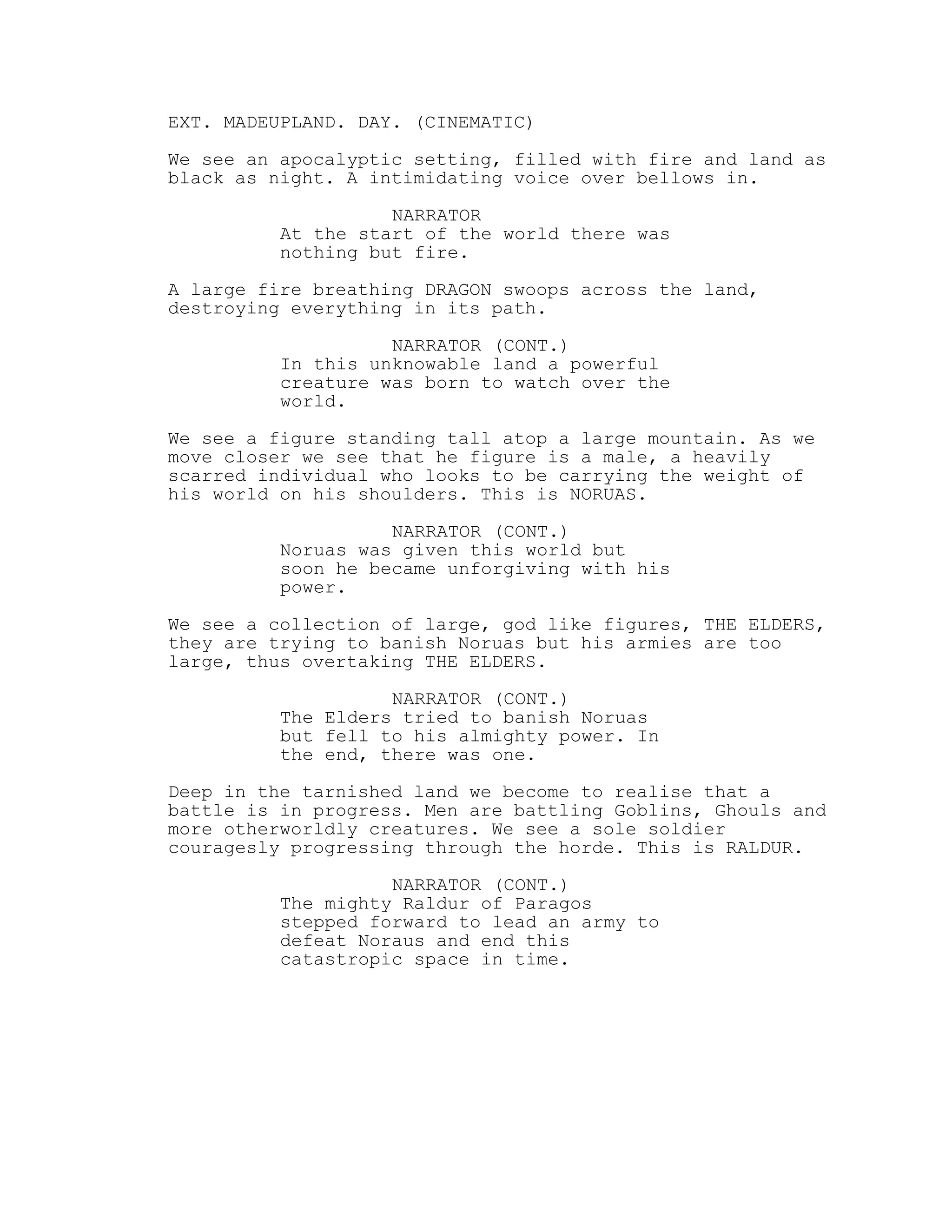 Video game screenplay | PDF