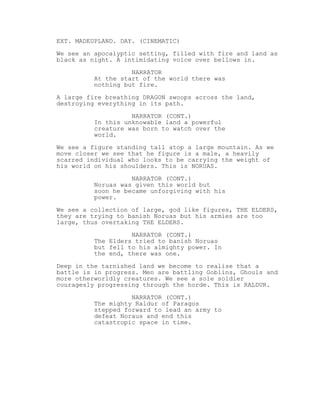 Video game screenplay | PDF