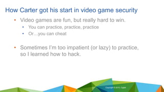 Video Game Security | PPTX | Information and Network Security | Computing