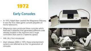 Video games history | PPTX