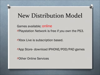 Video games Distribution and Marketing | PPT