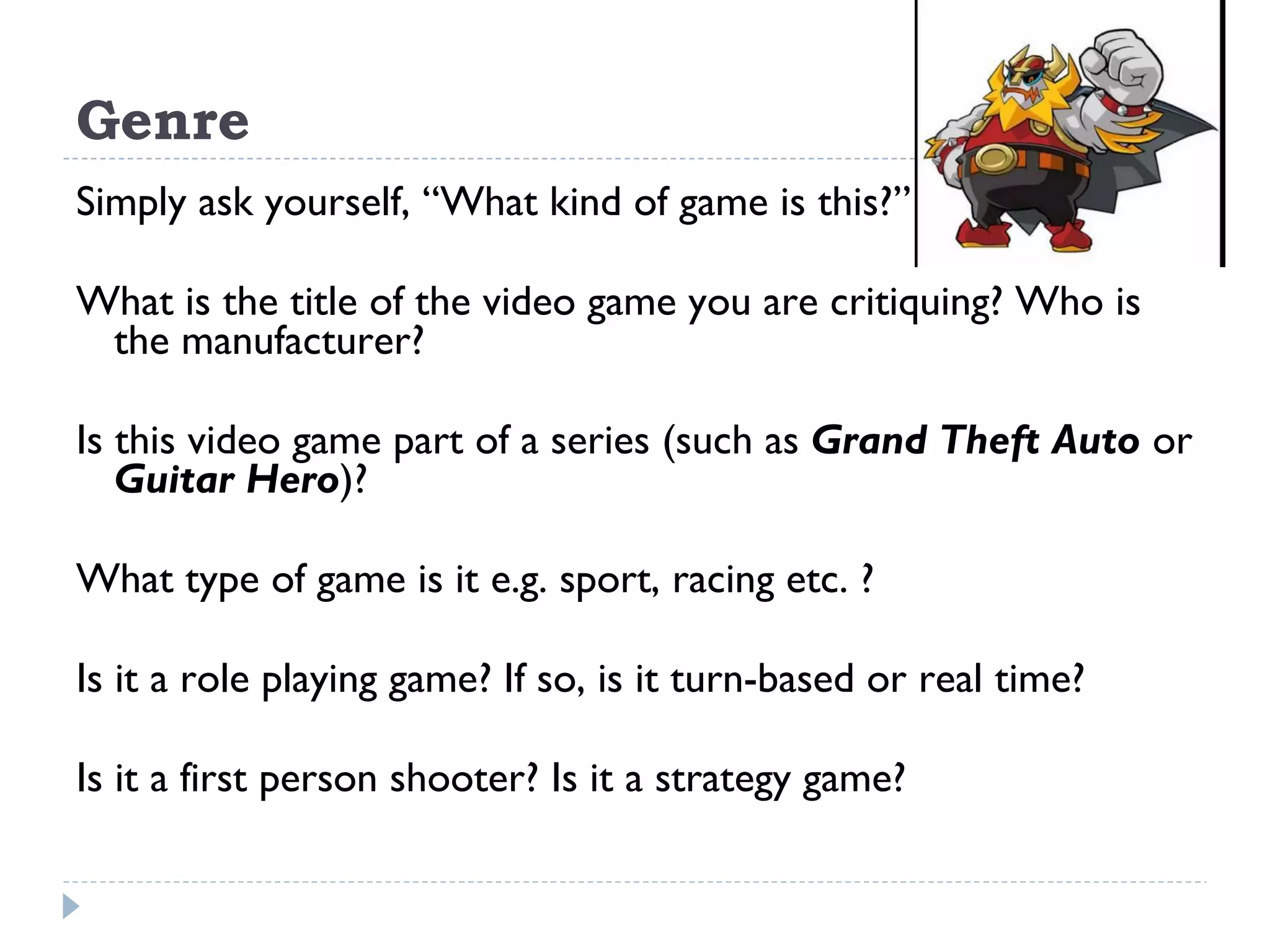 Video games Review writing | PPT