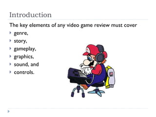 Video games Review writing | PPT