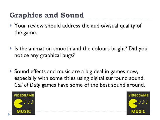 Video games Review writing | PPT