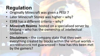 Video games minecraft lesson 7 08 03 18 | PPT