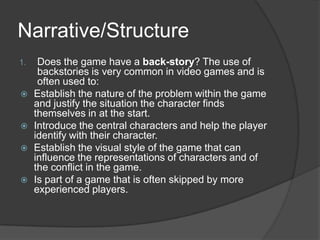 Video games textual analysis | PPTX | Roleplaying Games | Games and Puzzles