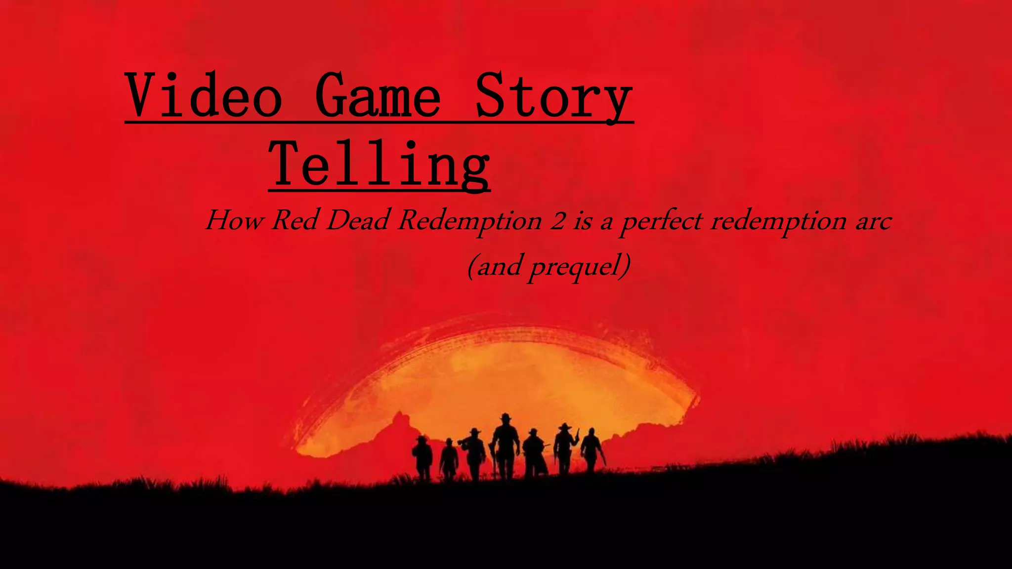 Video game story telling | PPTX