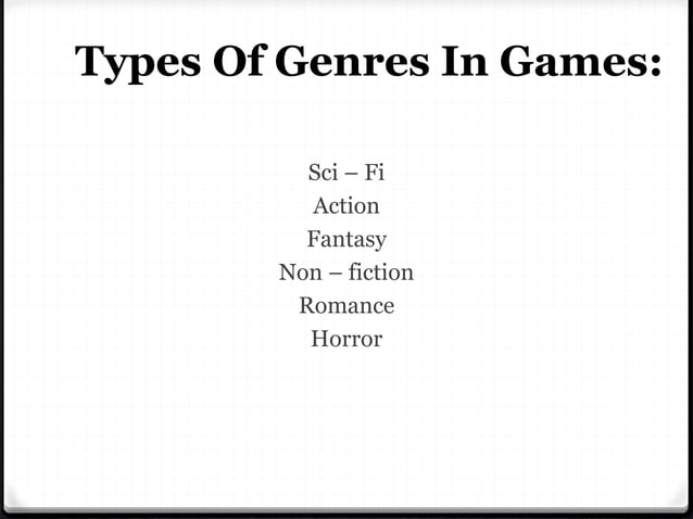 Video Game Styles - 4018 | PPT