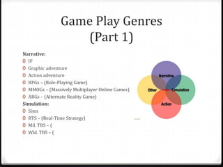 Video Game Styles - 4018 | PPT