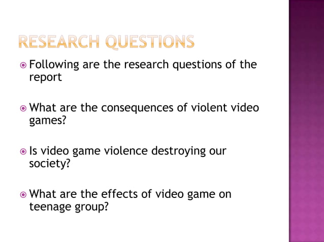 Video game violence | PPT