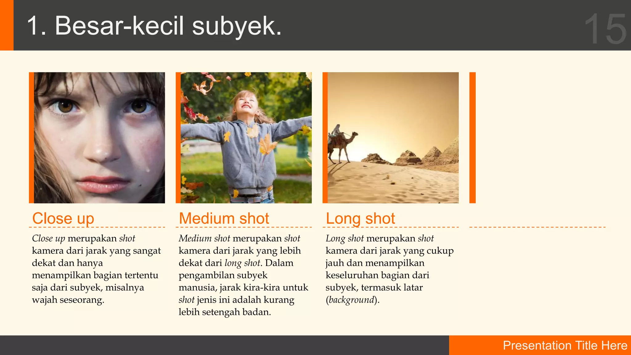 TEKNIK PENGAMBILAN GAMBAR | PPTX