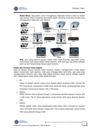 Script Videografi New multimedia art video photo mpeg4 | PDF