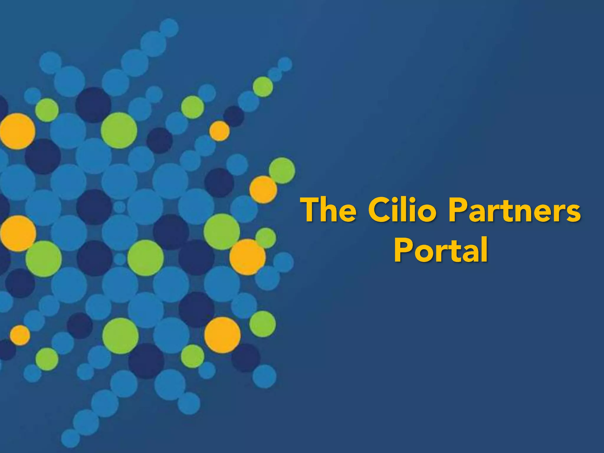 Cilio Partners Portal Video | PPTX
