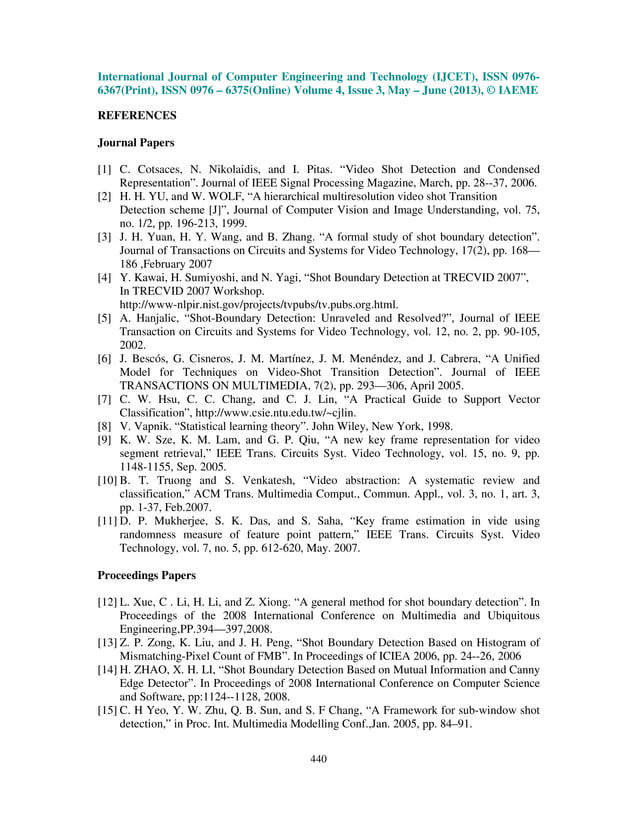 Video indexing using shot boundary detection approach and search tracks | PDF