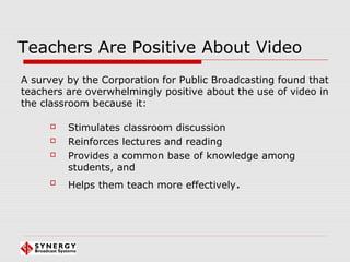 Using Video in the Classroom | PPT
