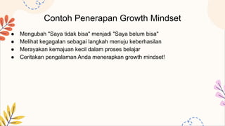 Menerapkan Growth Mindset Dalam Pembelajaran06112024 | PDF