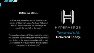 Video KYC Webinar - HyperVerge + Microsoft | PDF