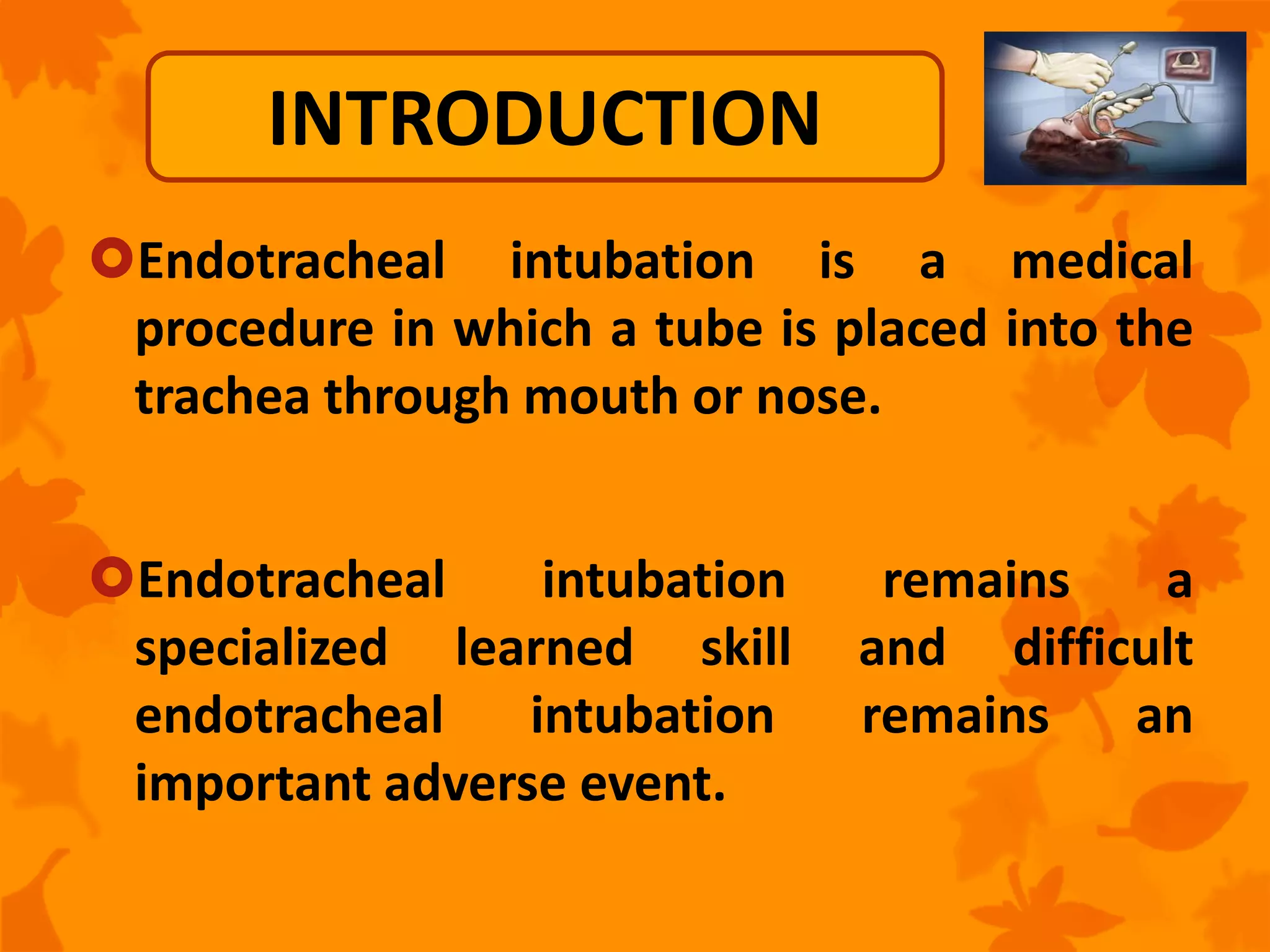 Videolaryngoscopes for tracheal intubation | PPTX