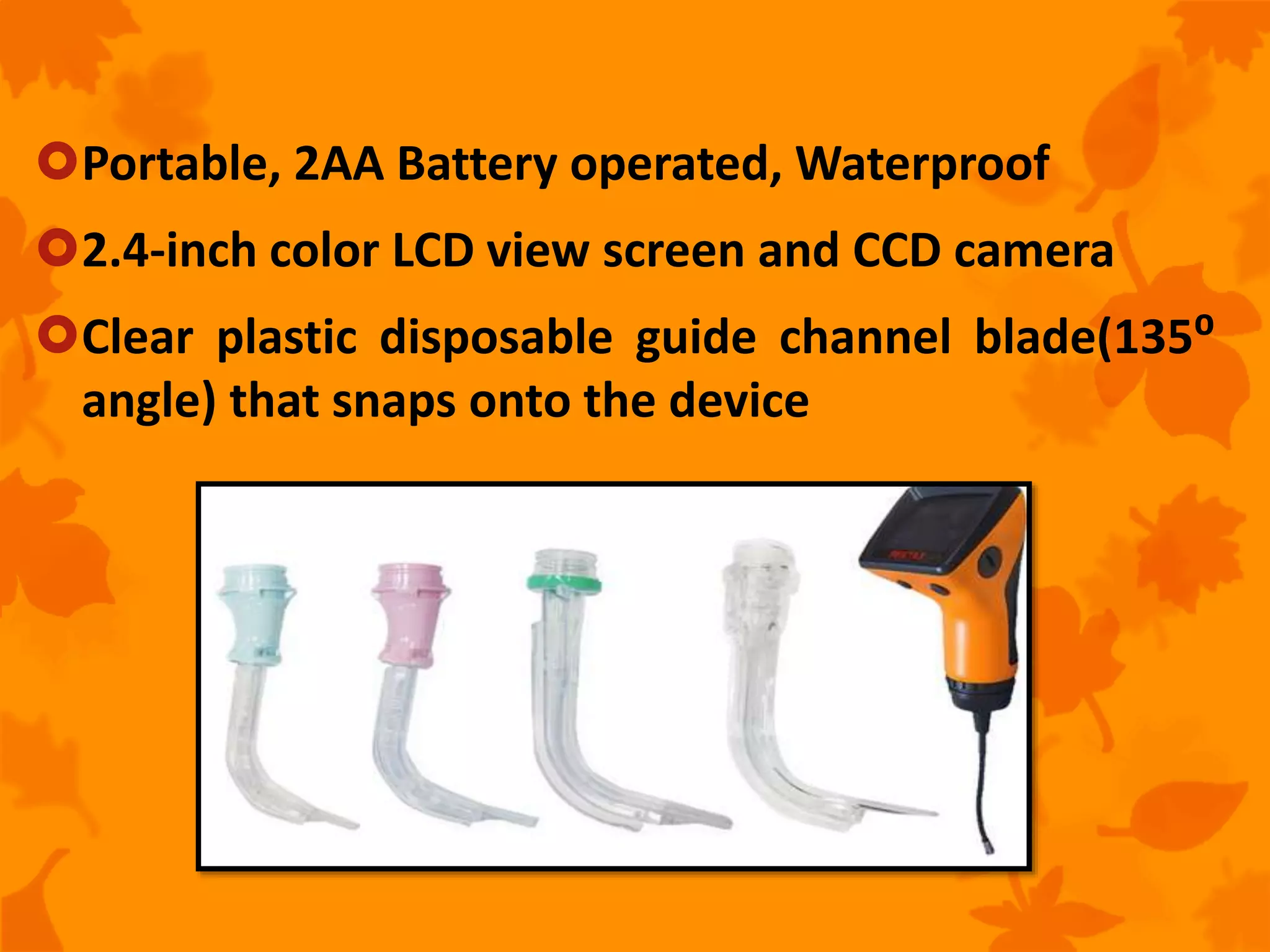 Videolaryngoscopes for tracheal intubation | PPTX