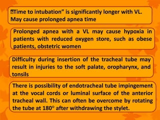 Videolaryngoscopes for tracheal intubation | PPTX