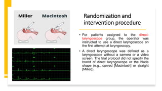 Video Vs direct laryngoscopy for tracheal intubation of critically ill ...