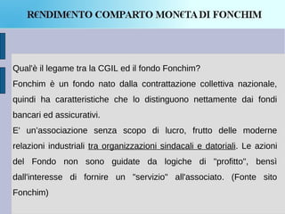 CGIL e Fonchim | PDF