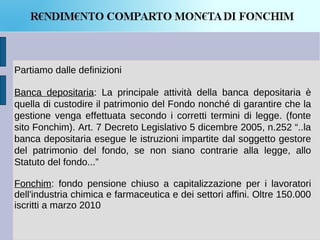 ICBPI e Fonchim | PPT