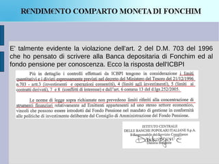 ICBPI e Fonchim | PPT