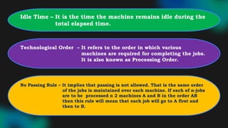 Operations Research -Sequencing Problems | PPTX