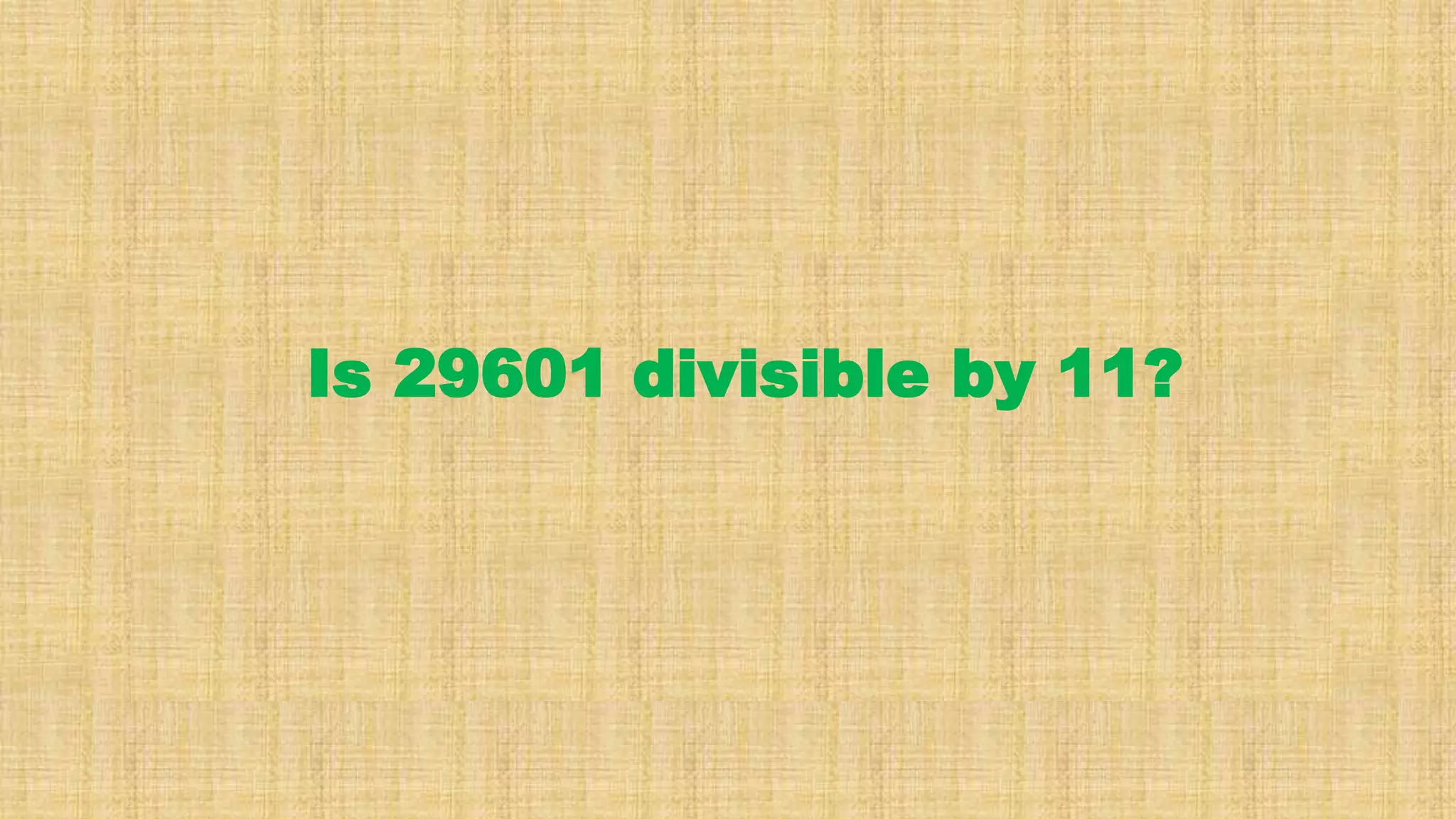 divisibility rule for 11 | PPTX