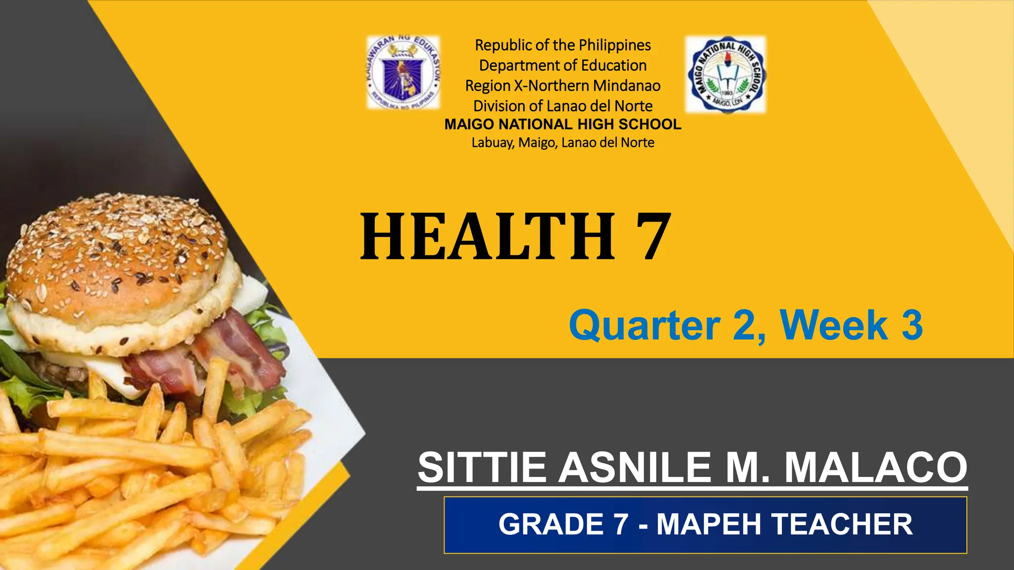 health presentation for grade 7 health (mapeh) | PPTX