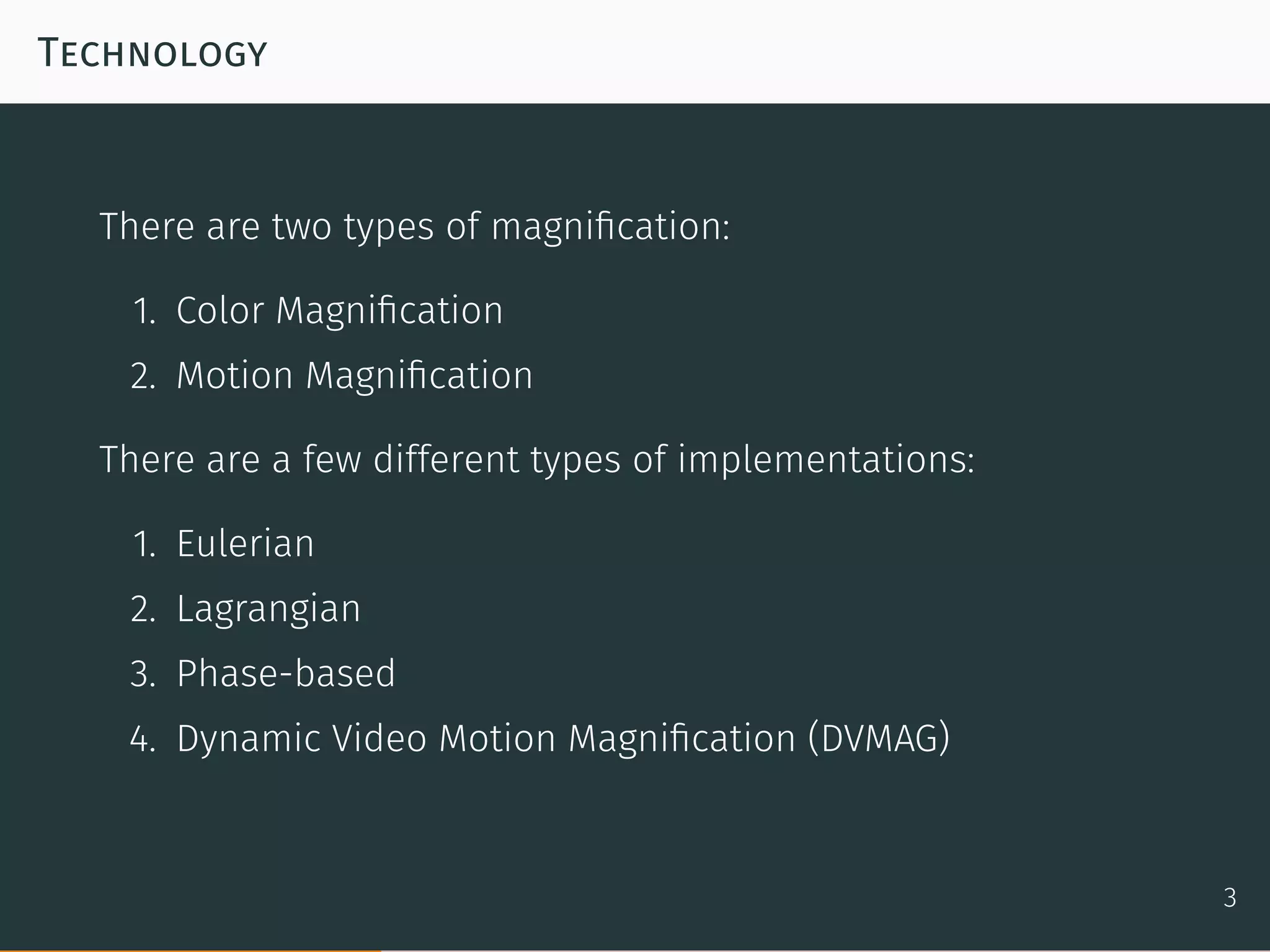 Video Magnification Analysis | PPT